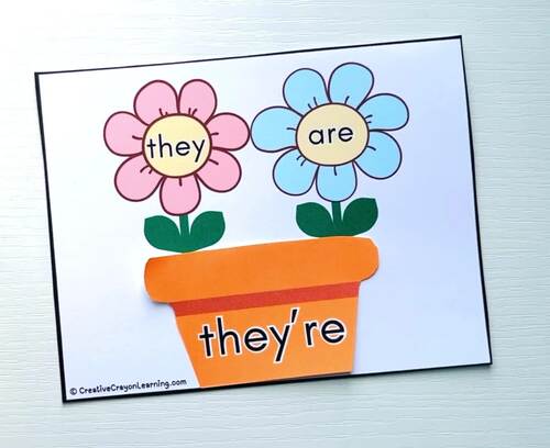 1st Grade Contractions – Hands-On Grammar & Literacy Center | TPT