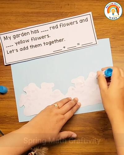 Spring Math Craftivity | Spring Math Craft | Spring Math Activities ...