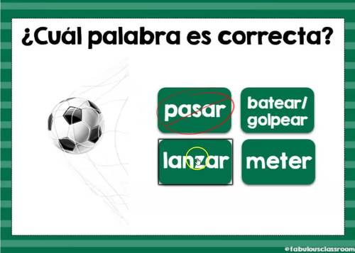 Spanish Sports Vocabulary Los Deportes Boom Cards | Digital Task Cards