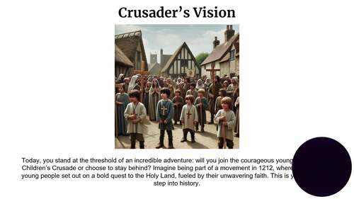 Social Studies Crusades Simulation: No Prep History Game Unit Lesson