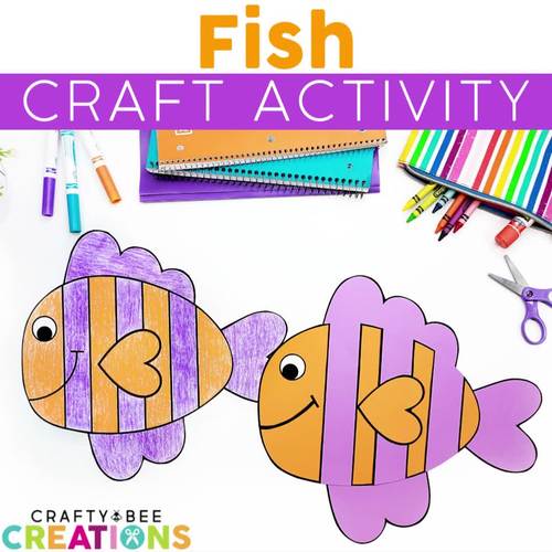 Fish Craft | Ocean Animals Activity | Sea Life | Ocean Habitat Activities