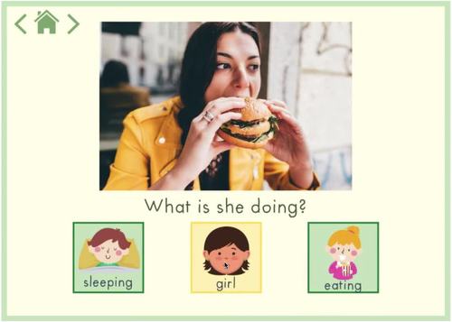 Sentence Building: Subject + Verb + Object BOOM Cards Speech Therapy ...