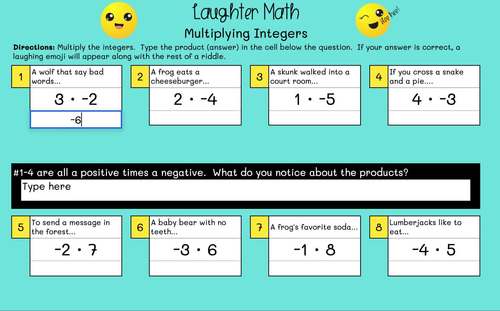 7th Grade Math Digital Activities Bundle - Laughter Math by Try-Angle Math