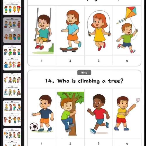WH Questions 130 Task Cards Bundle – Speech Therapy & ESL by eungyeong park