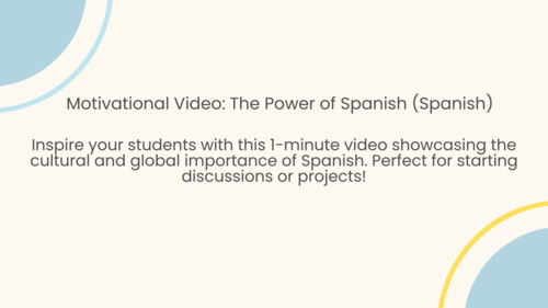Motivational Video: The Power of Spanish (Spanish) by Educar en Ideas