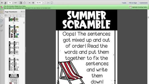 May Activities Summer Centers Reading Math Craft Watermelon Writing