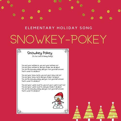 Snowkey Pokey - Christmas Performance Song - Holiday Concert Music