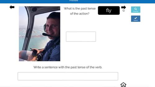 Irregular Past Tense Verbs with Real Pictures Boom Cards™ by love2speak