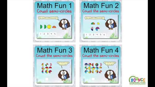 Math Fun 1: Count the semi-circles (BOOM distance learning math puzzles)