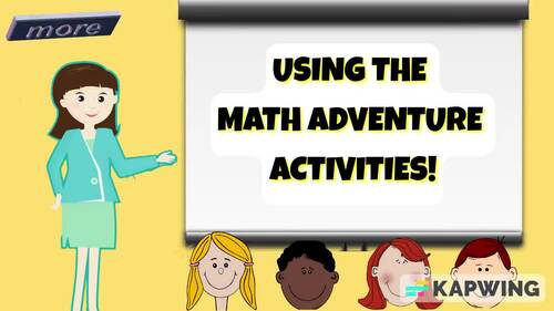 Math Review Practice Activities Editable Templates for Elementary BUNDLE 3