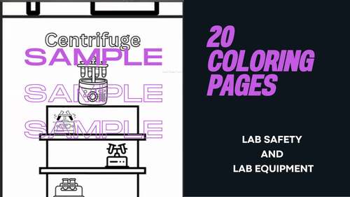 STEM Lab Coloring Pages: A Vibrant Activity for Equipment and Safety