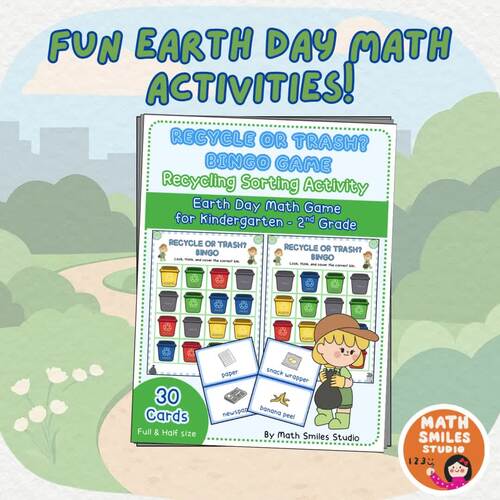 Recycle or Trash? Bingo Game | Recycling Sorting Activity | Earth Day ...