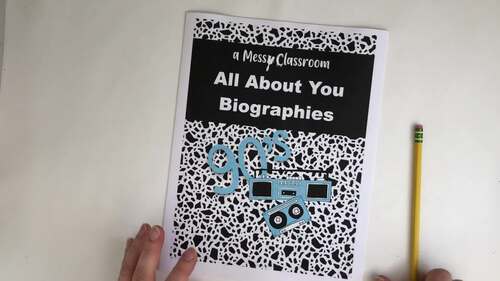 Back to School 90s Terrazzo All About Me Student Interview & Biography ...