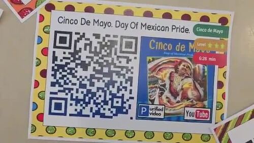 Cinco De Mayo | QR code story read-alouds | Listening center |worksheets