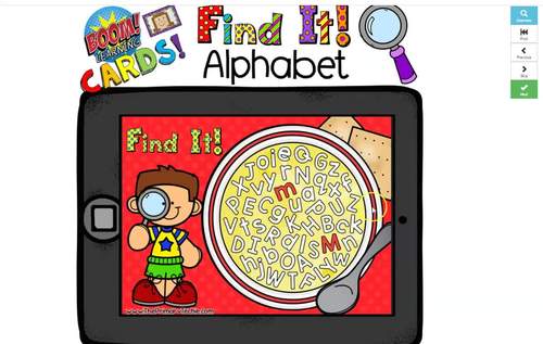 Boom Cards - Find it! Alphabet Bundle - Distant Learning by The Primary ...