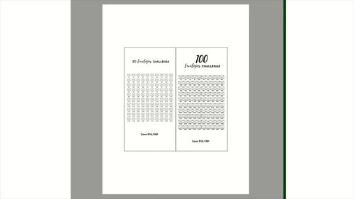 Savings Challenge Printable PDF Bundle by Mom Money Map | TPT