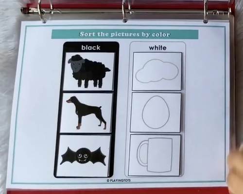 Learning Binder, Busy Book, Toddlers/ PreK/ Preschool Busy Binder ...