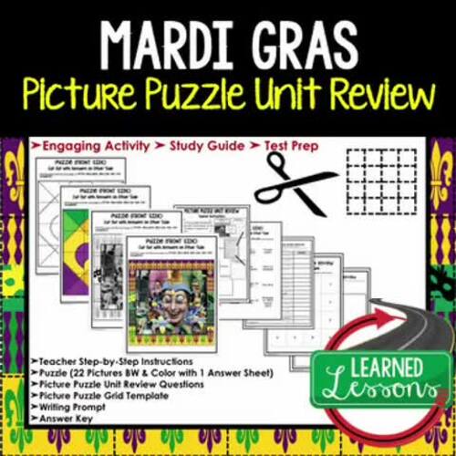 Mardi Gras Activity Bundle | Louisiana History & Culture Activities