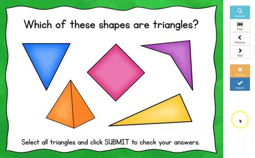 Classifying Polygons Boom Cards (Self-Grading with Audio Options)