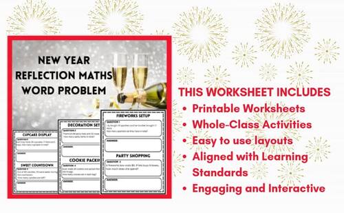 Mindful Beginnings: New Year Reflection Maths Word Problem by Learnwith ...