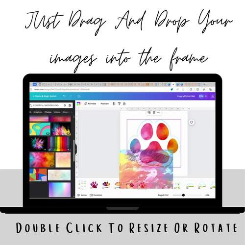 Editable Fill Your Own Canva Frame, Make Your Own Puzzle Canva Template