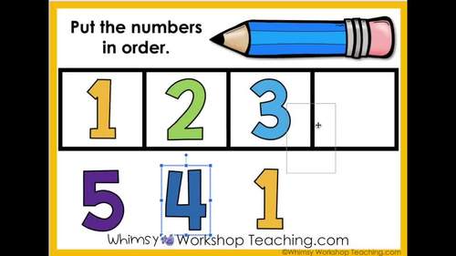 Google Slides Math Number Order To 20 Digital Activities Distance Learning