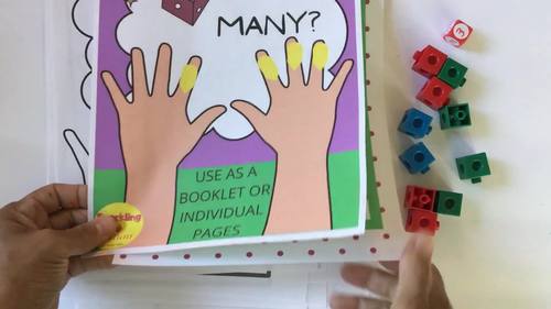 How Many ? Counting Mini Books to PRACTICE adding up to 10 | TPT