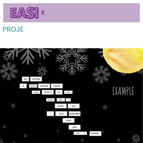 Digital "Magnetic" Tiles for Winter Poetry by Spark Creativity | TPT