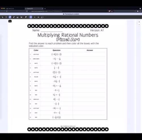 Patriotic: Solving Polynomial Equations Pixel Art Activity by Qwizy