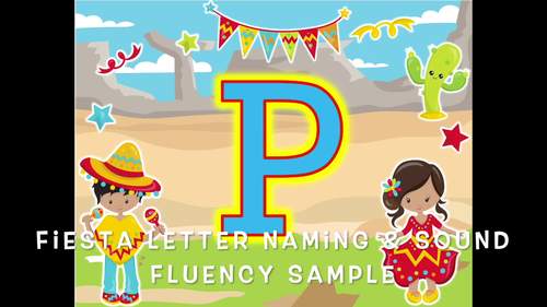 Fiesta Letter Naming & Letter Sound Fluency (LNF) Videos | TPT