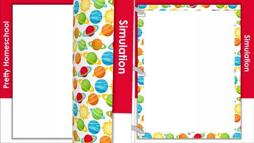 Printable and Editable Binder Covers and Spines - Astronaut | TPT