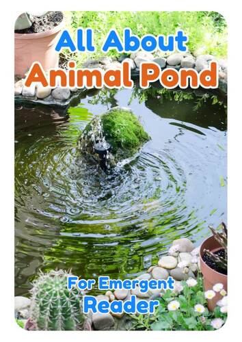All About Animal Pond- Early Emergent Reader eBook & PDF Printable Reading