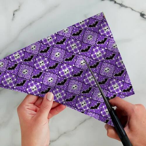 Halloween Patchwork Seamless Digital Paper Pattern Pumpkins Candy Corn