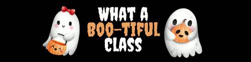 Cute Ghosts Google Classroom Banners (8 Animated & 8 Static) | TPT