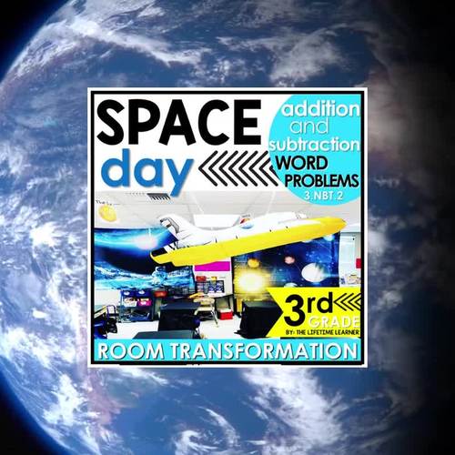 Addition Subtraction Word Problems | Space Room Transformation | TpT