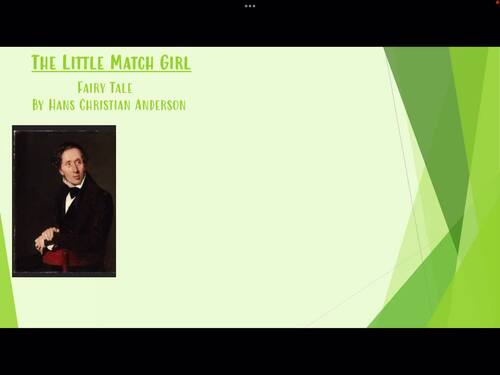 Little Match Girl H.C. Anderson-PREREADING LESSON: setting, vocab ...