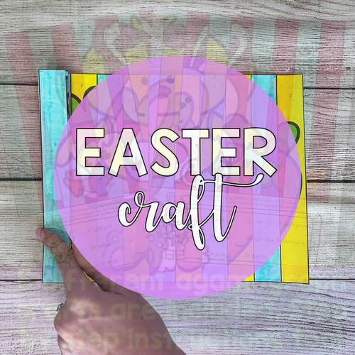 Easter Agamograph Craft by A Teacher and her Cat | TPT