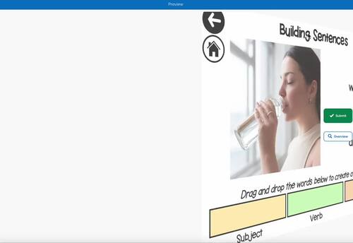 Building Sentences Subject Verb Object Syntax Grammar Speech Therapy ...