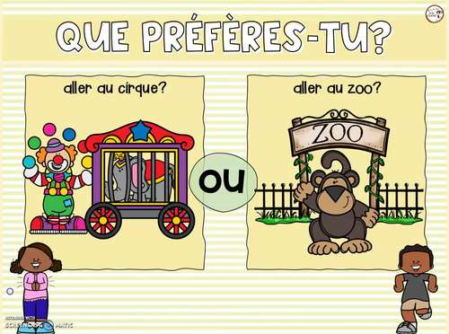 French Back to School Icebreaker | Brise-glace Ceci ou Cela pour la rentrée