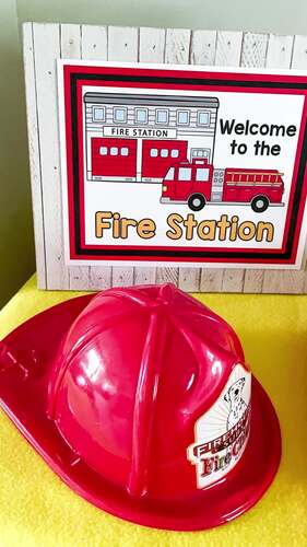 Fire Station Pretend Play Printables by Confetti Crate | TPT