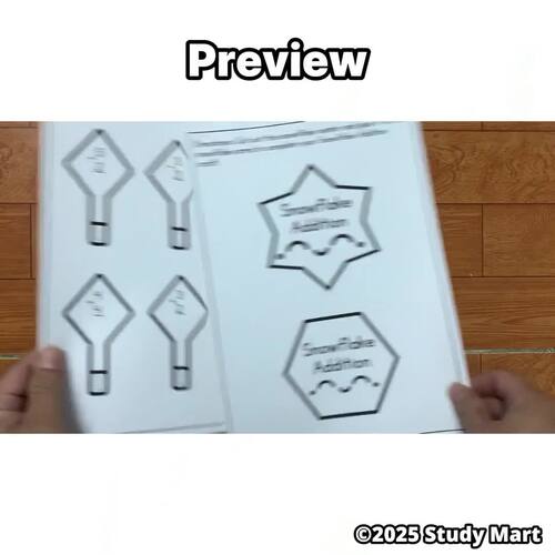 Snowflake Addition Math Craft | Winter Math Bulletin Board Snowflake ...