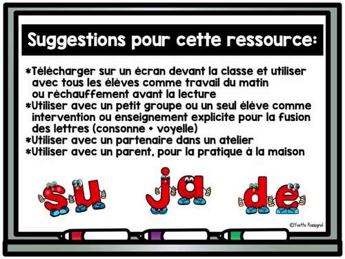 French Science of Reading | CV blends | Fusion des lettres BUNDLE
