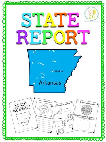 Arkansas State Research Report by TCHR Two Point 0 | TpT