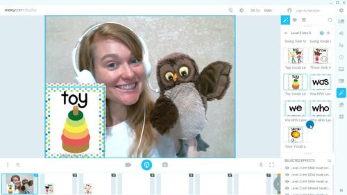 Manycam Digital Objects for VIPKid Level 2 Unit 5: 25 Flashcards and Props