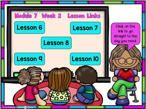HMH Into Reading - First Grade Structured Literacy Presentations, Module 7