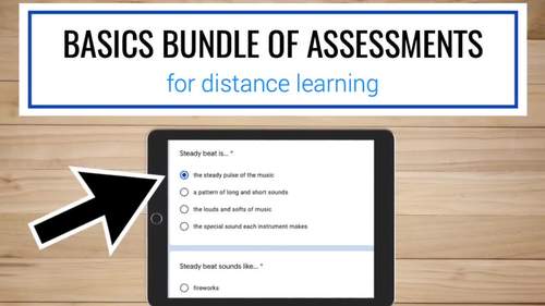 Music Assessments for the Basics Bundle - Elements of Music Assessments