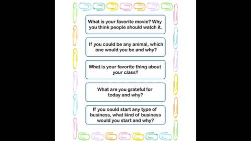 50 Creative Writing Prompts for Middle School: Warm-Up Activity | TPT