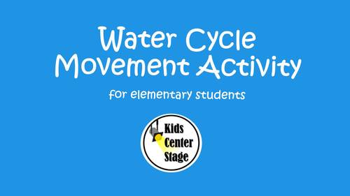 Water Cycle Mini Unit Integrating Water Dance, Music, Movement and Writing