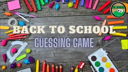 Back to School - Guessing Game (video and recording sheet) by The ...