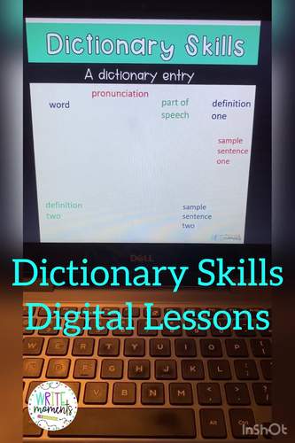 Dictionary Skills Lesson and Activities by Write Moments | TpT